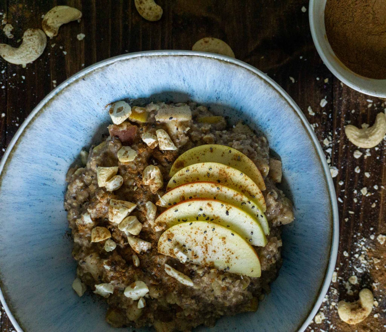 Apfel Zimt Porridge - schnell und einfach!