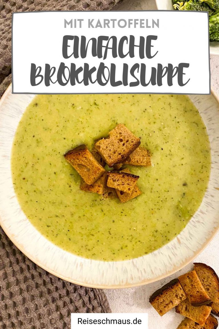 Cremige Brokkolisuppe mit Kartoffeln