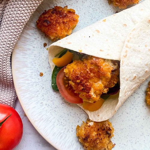 Einfache Chicken Nuggets Wraps [nur 15 Minuten]