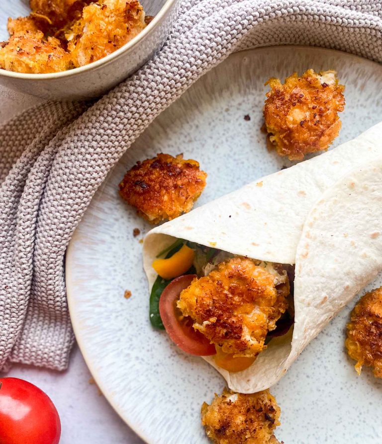 Einfache Chicken Nuggets Wraps [nur 15 Minuten]