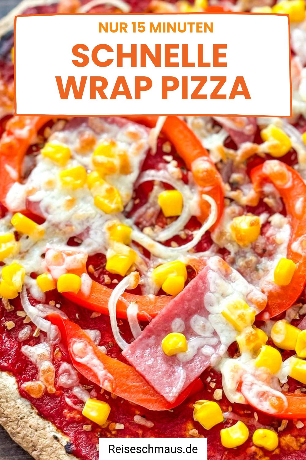 Wrap Pizza (kalorienarme Blitz Pizza)