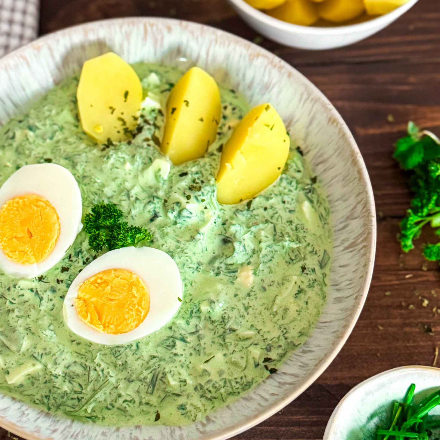 Rezept Fur Frankfurter Grune Sosse